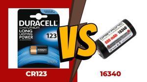 CR123 vs 16340 Batteries: What are the Differences? - Comparison Guide