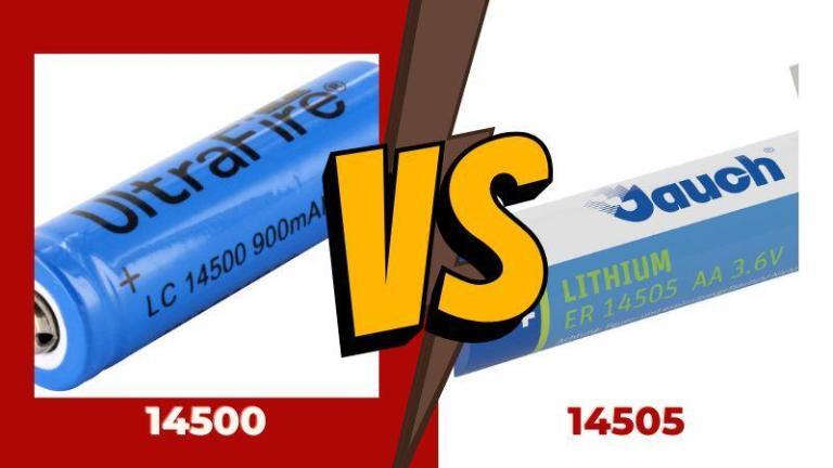 14500 vs 14505 Batteries: What are the Differences? - Comparison Guide