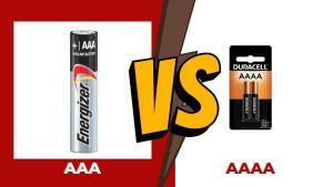 AAA vs AAAA Batteries: What are the Differences? - Comparison Guide