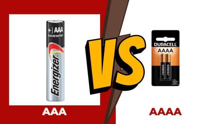 AAA vs AAAA Batteries: What are the Differences? - Comparison Guide
